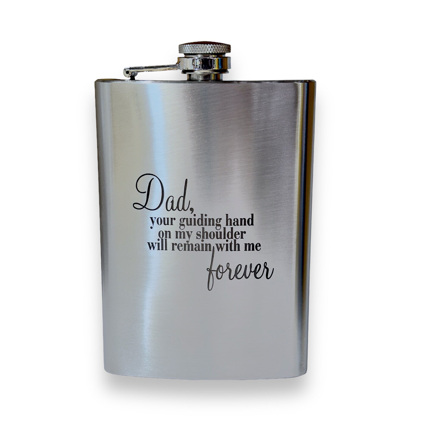 8oz Dad Your Guiding Hand Stainless Steel Flask | Michaels