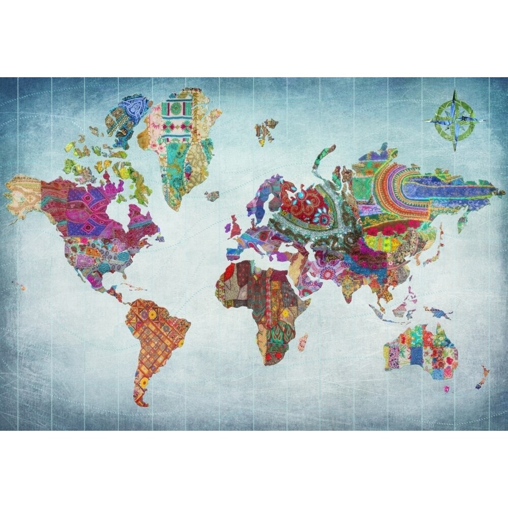 World Map Quilt Poster Print By Aimee Stewart | Michaels