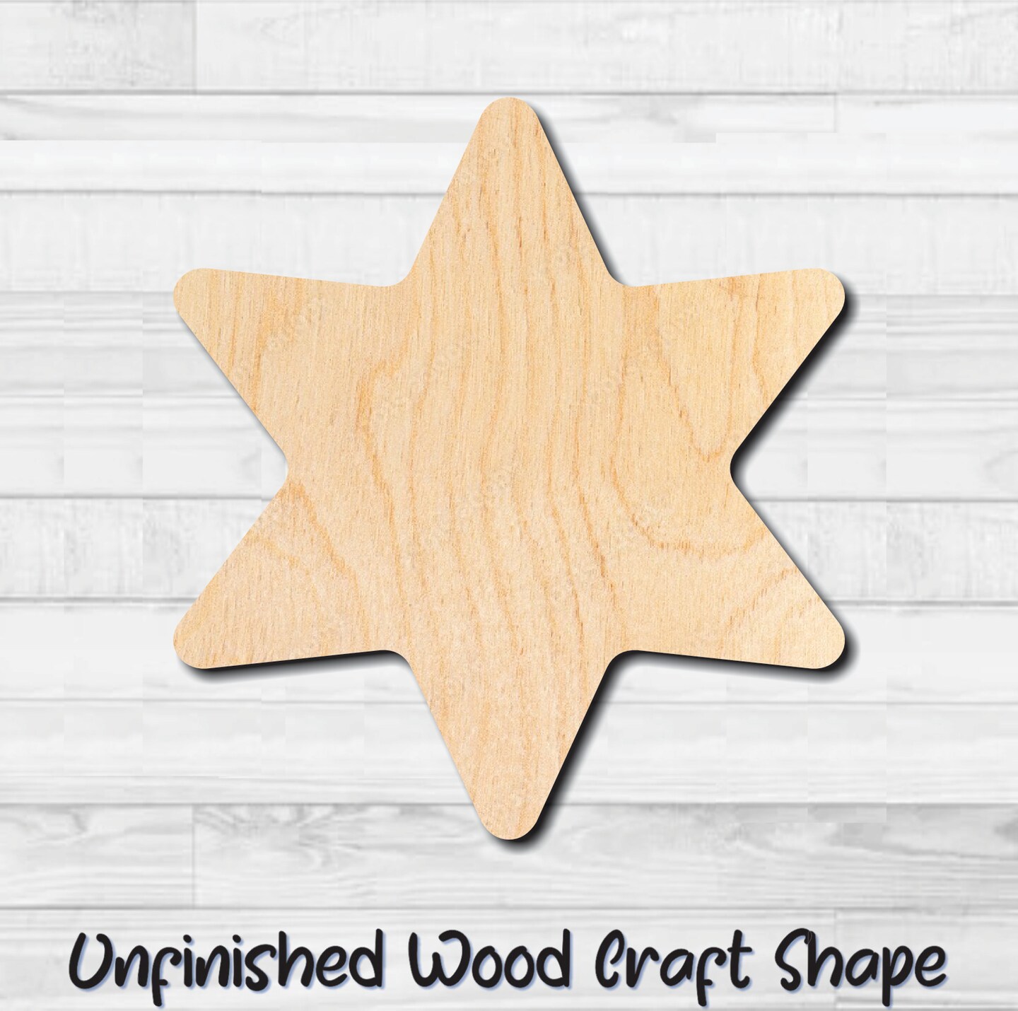 Sheriff Police Shield Badge Unfinished Wood Shape Blank Laser Engraved ...