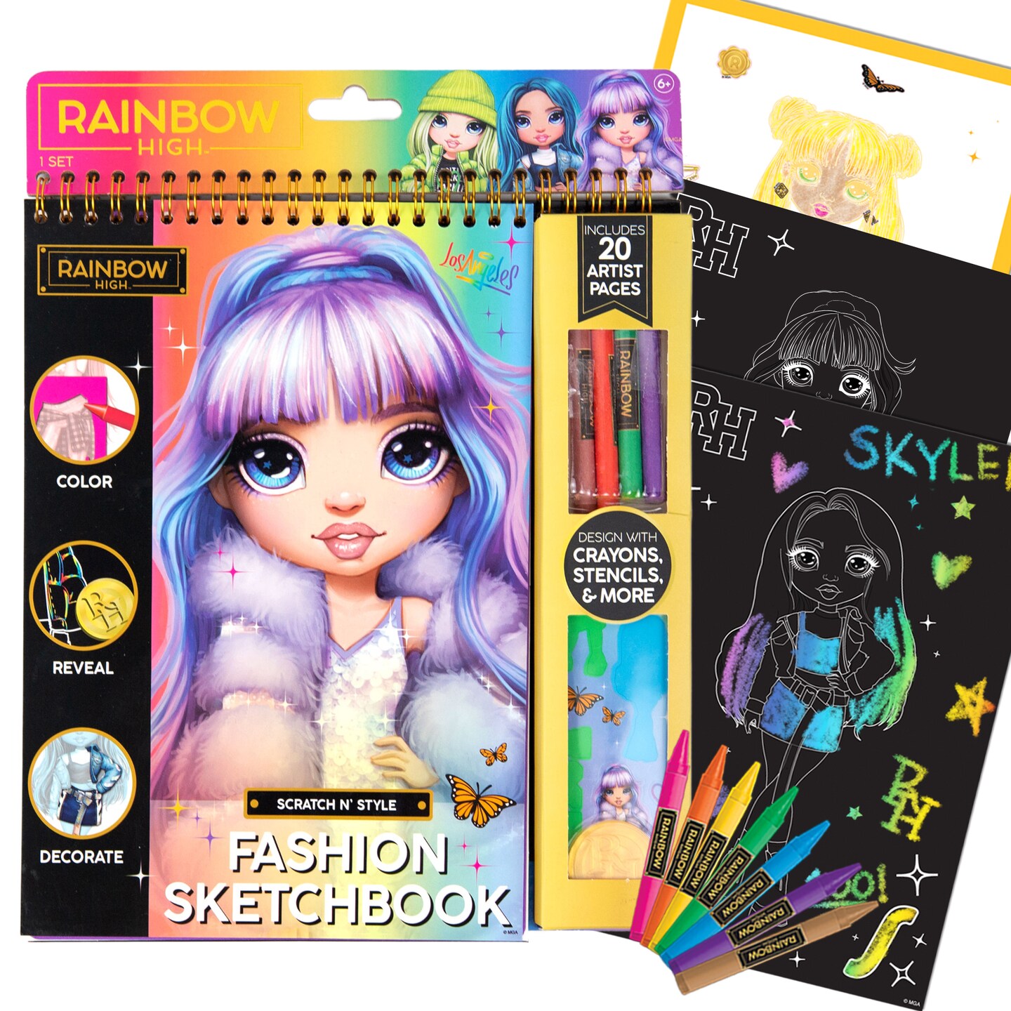 Rainbow High Scratch 'n Style Fashion Sketchbook | Michaels