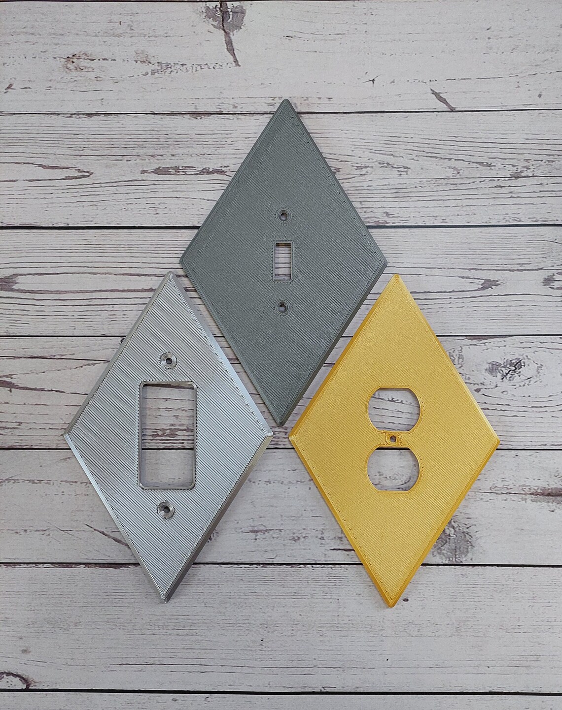 Retro Diamond Light Switch Cover , Midcentury Modern , Atomic Age ...