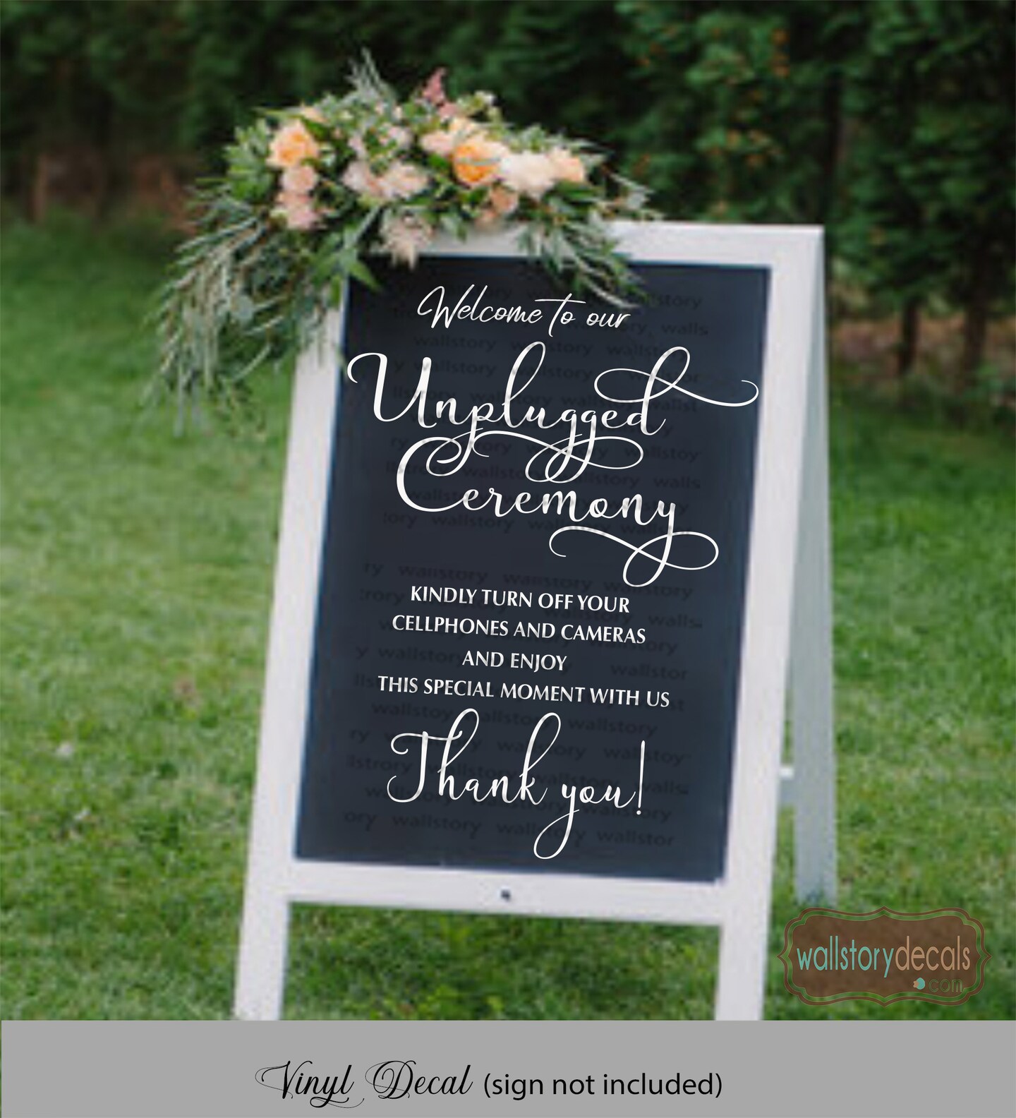 Custom Welcome Wedding Sign Decor Decal | DIY Sign Making | Acrylic ...
