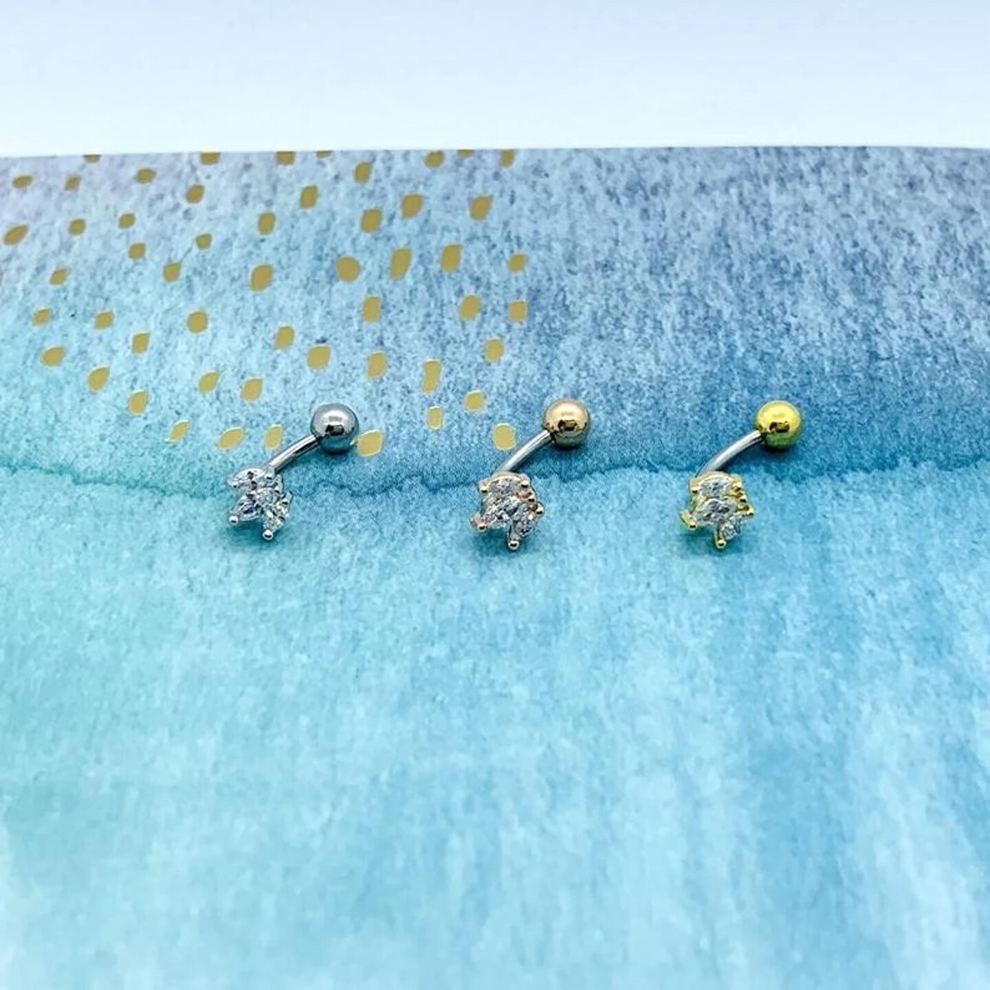 Crown belly ring store