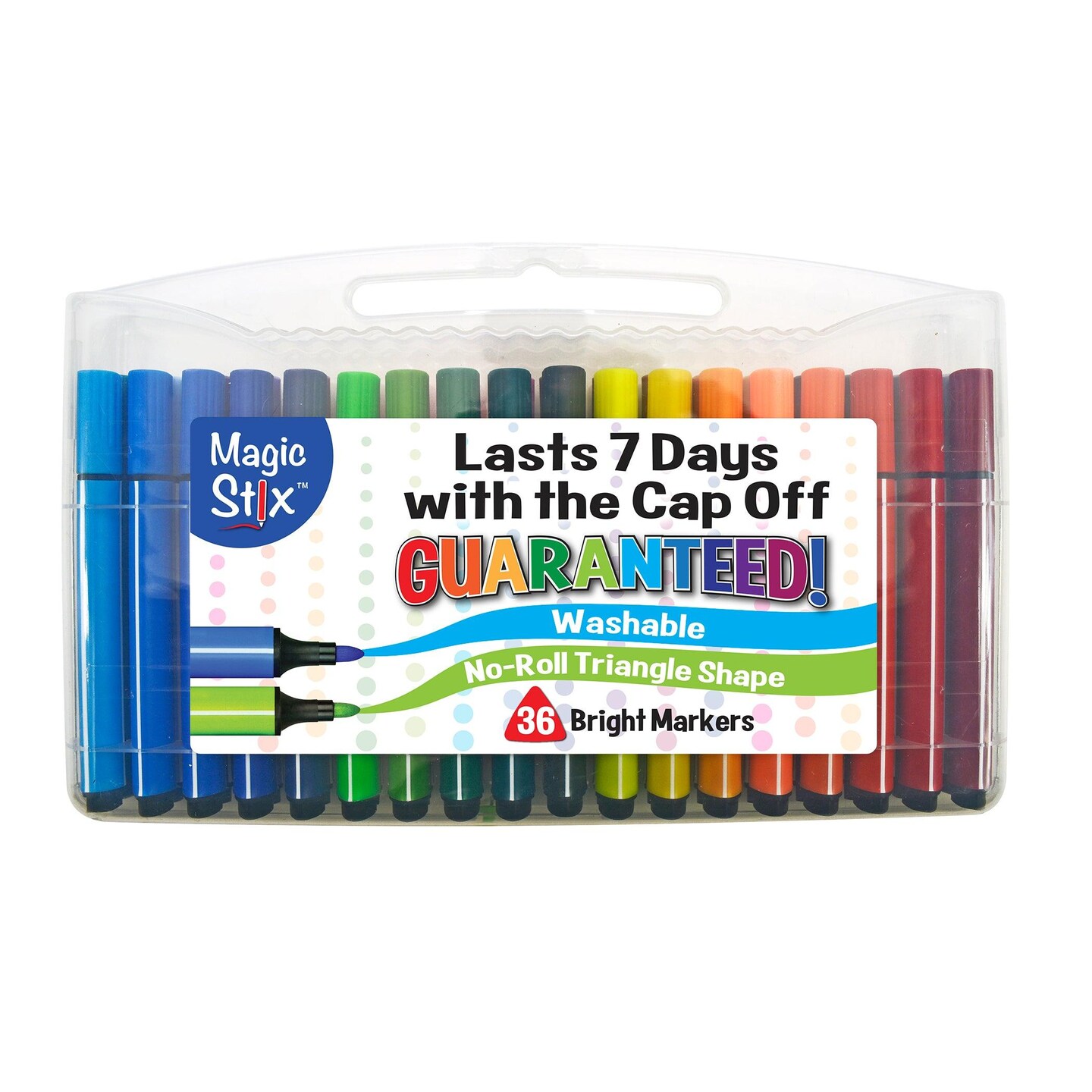 Triangular Markers, 36 Colors | Michaels