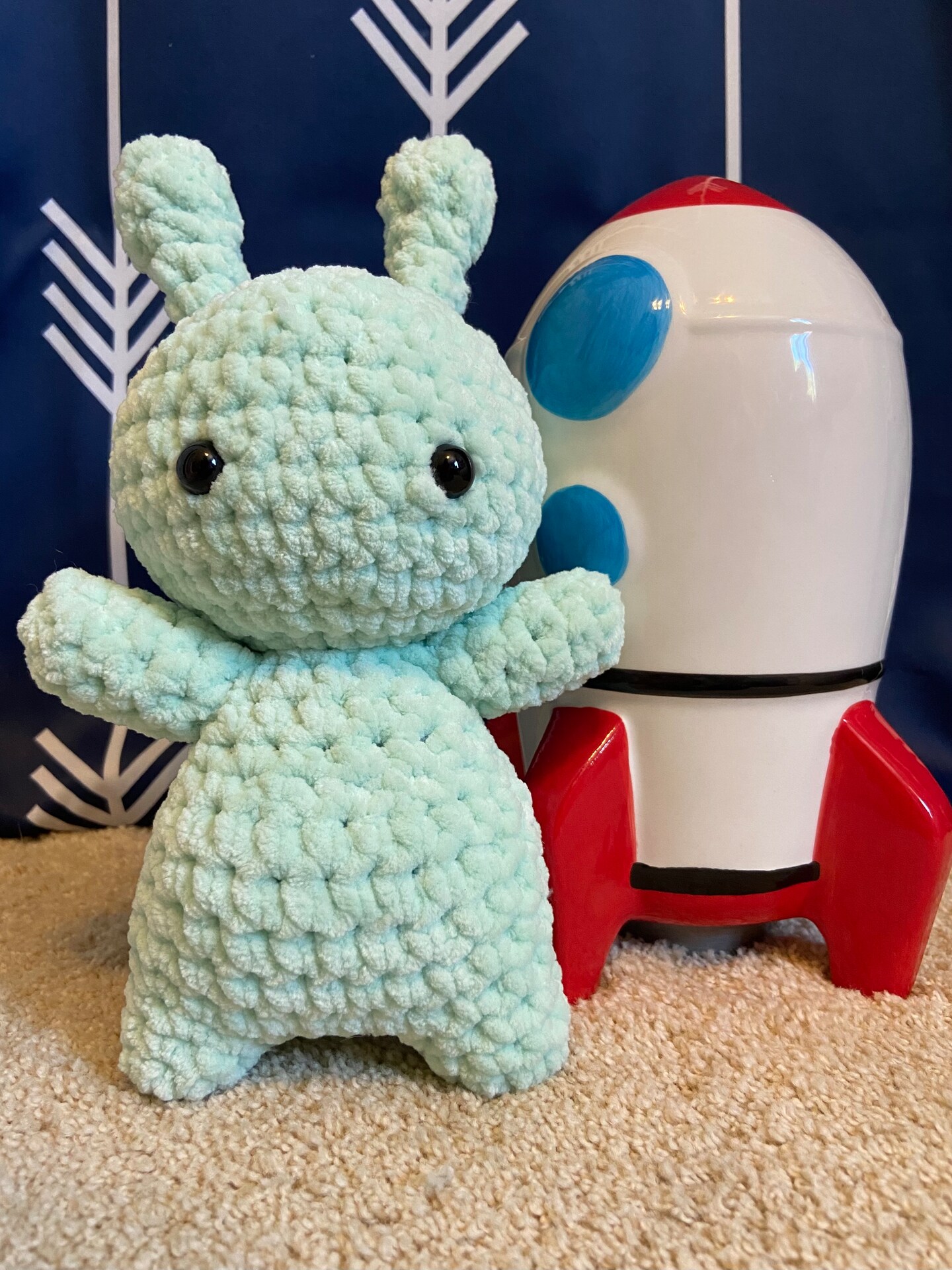 Handmade Crochet Alien Plushie | MakerPlace by Michaels
