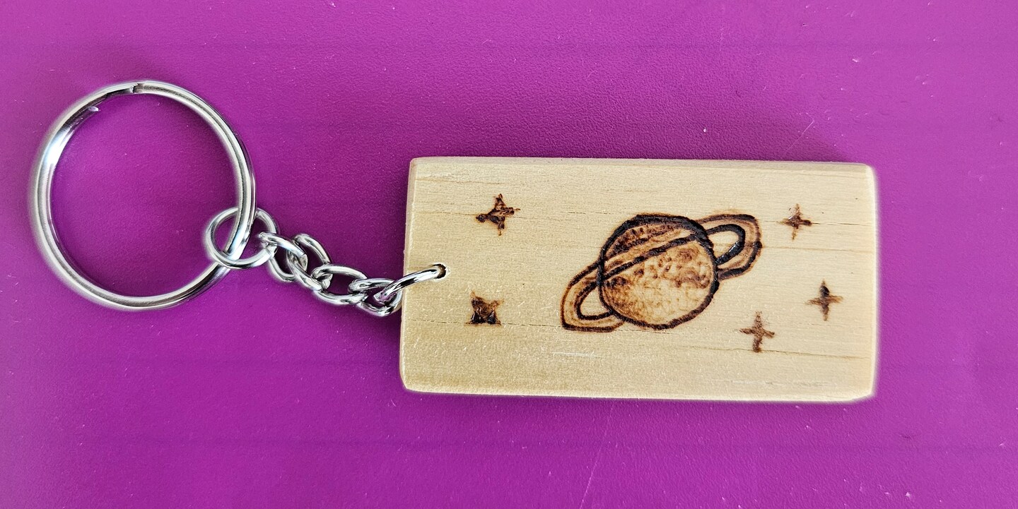 Wood Burned Key Chains | MakerPlace by Michaels