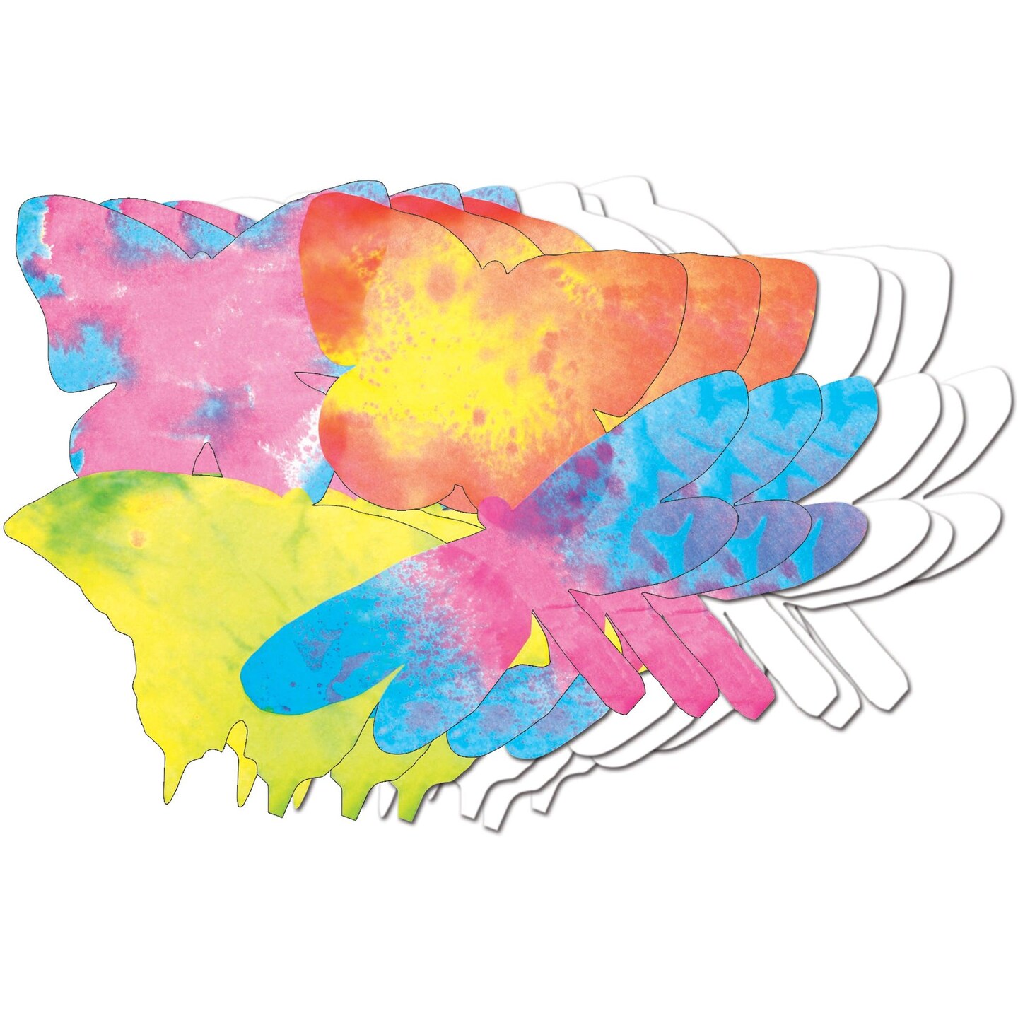 Color Diffusing Paper Butterflies, 48 Per Pack, 3 Packs | Michaels
