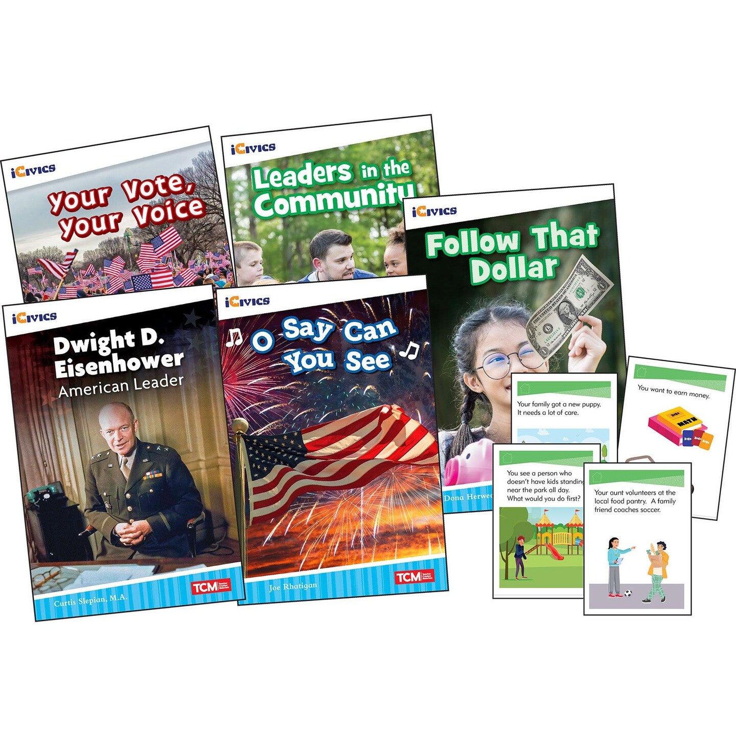 iCivics Grade 2: Leadership & Responsibility 5-Book Set + Game Cards ...