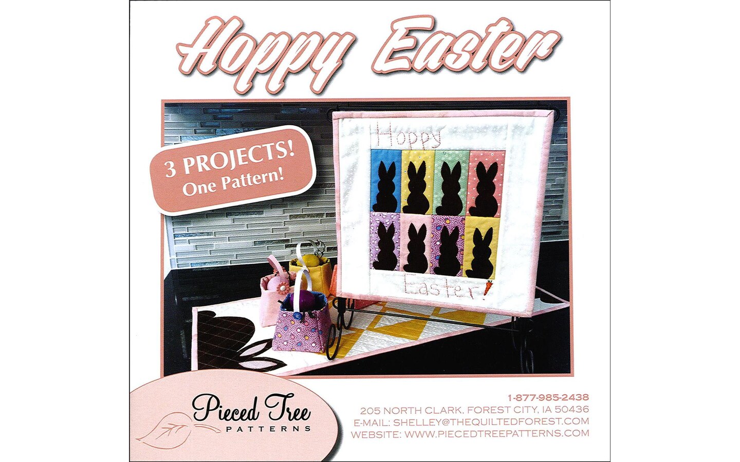 Pieced Tree Hoppy Easter 3 In 1 Ptrn | Michaels