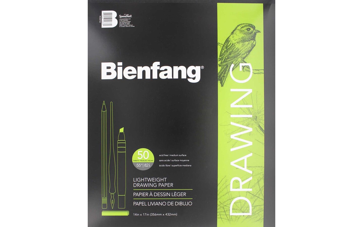 Speedball Bienfang Lt Wt Drawing Paper Pad 14X17 | Michaels