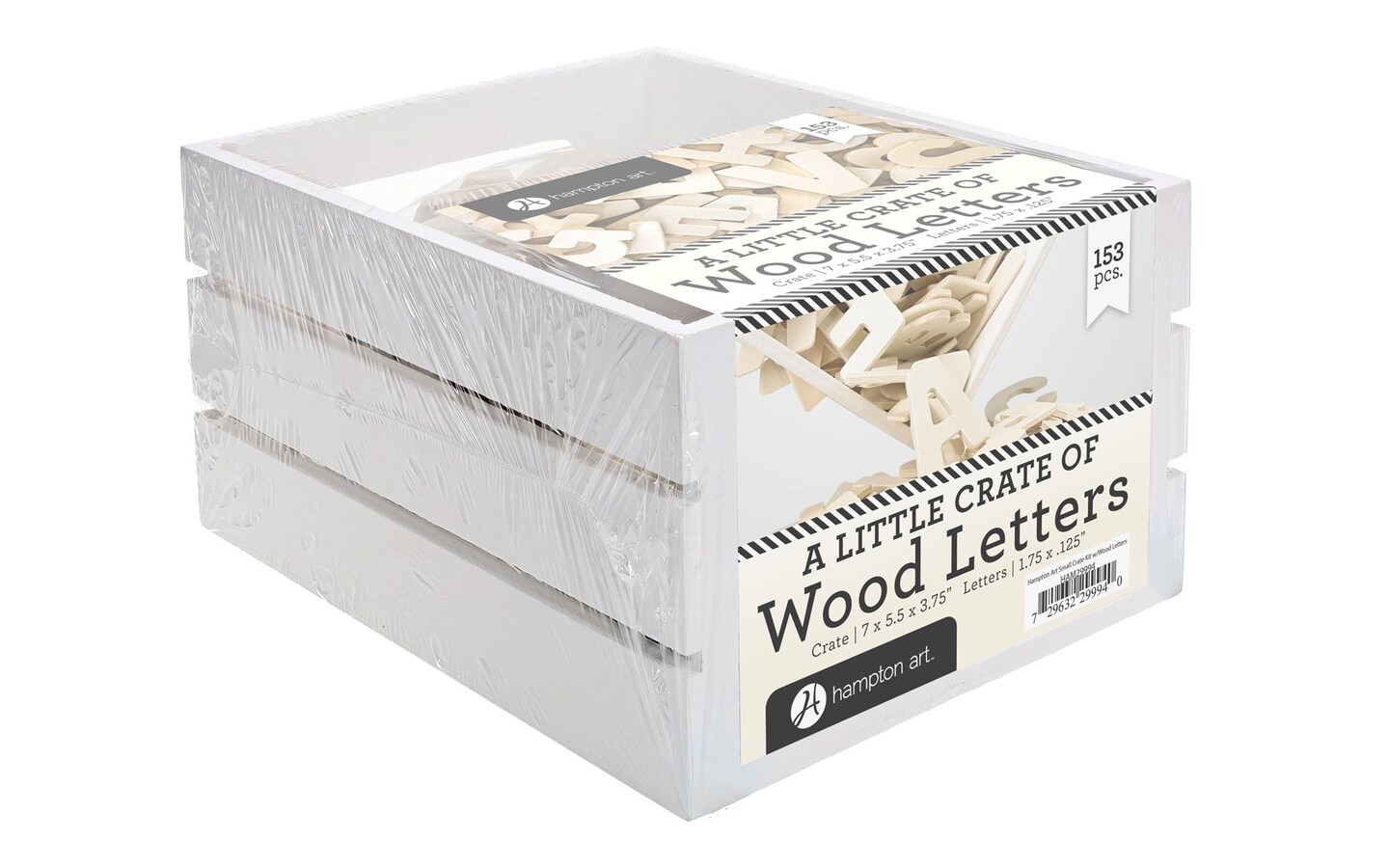 Hampton Little Crate Of Wood Letters 153pc | Michaels