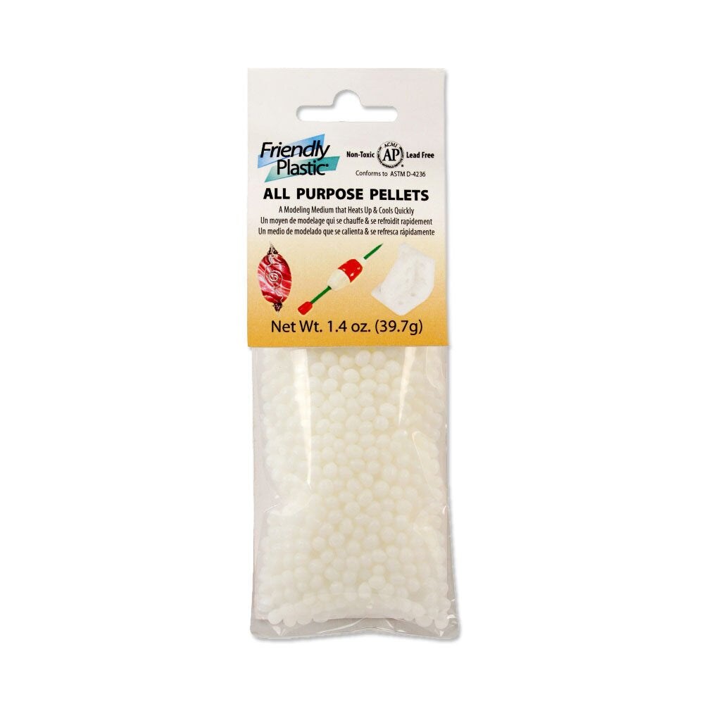 Friendly Plastic Pellets 1.4oz Ivory Color | Michaels