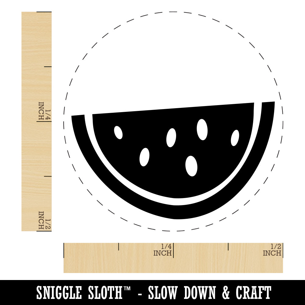 Watermelon Fruit Slice Rubber Stamp for Stamping Crafting Planners ...
