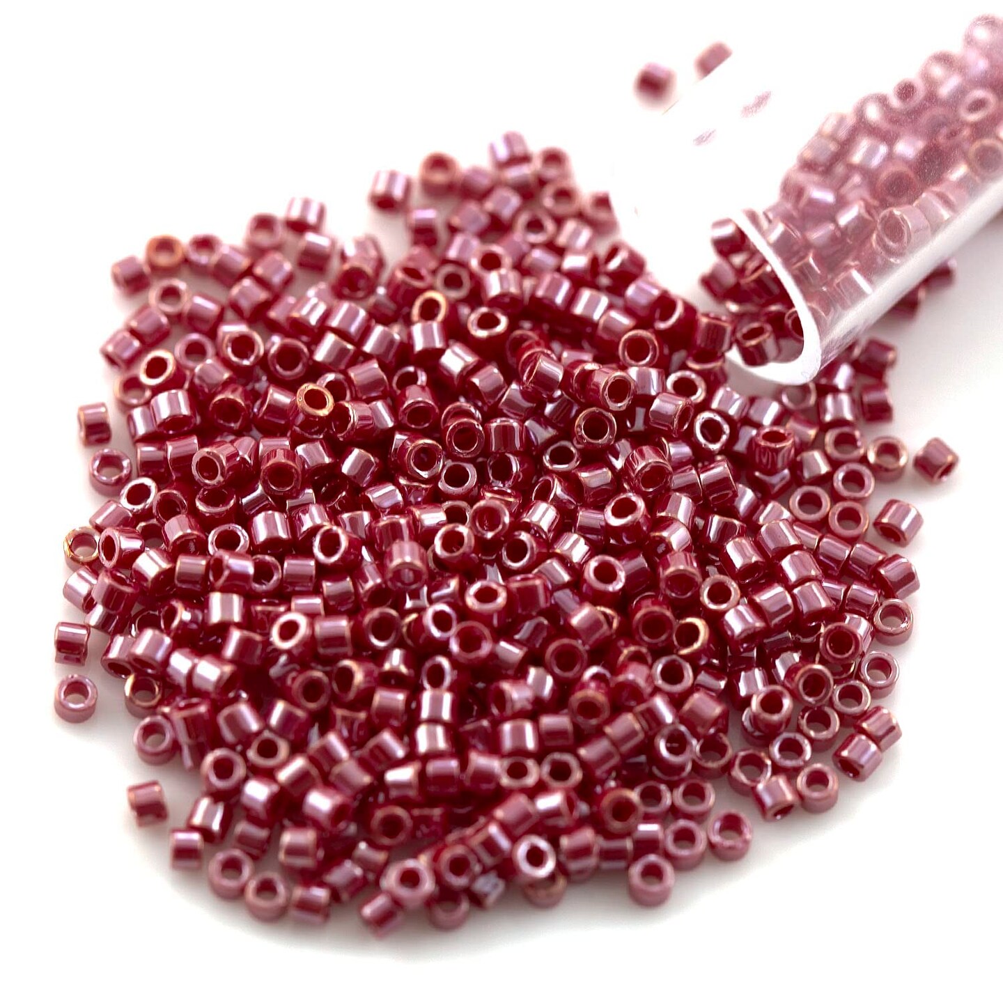Miyuki Delica Seed Bead 11/0 Berry Luster Opaque, Count: 18 Grams ...