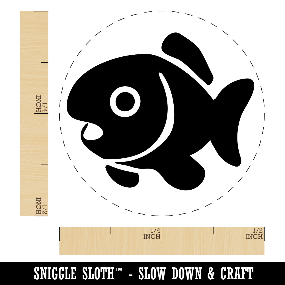 Cute Fish Rubber Stamp for Stamping Crafting Planners | Michaels