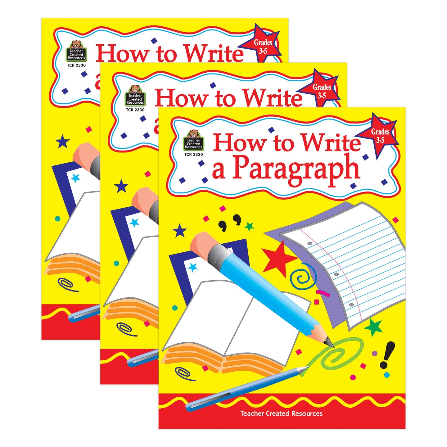 How to Write a Paragraph, Grades 3-5, Pack of 3 | Michaels
