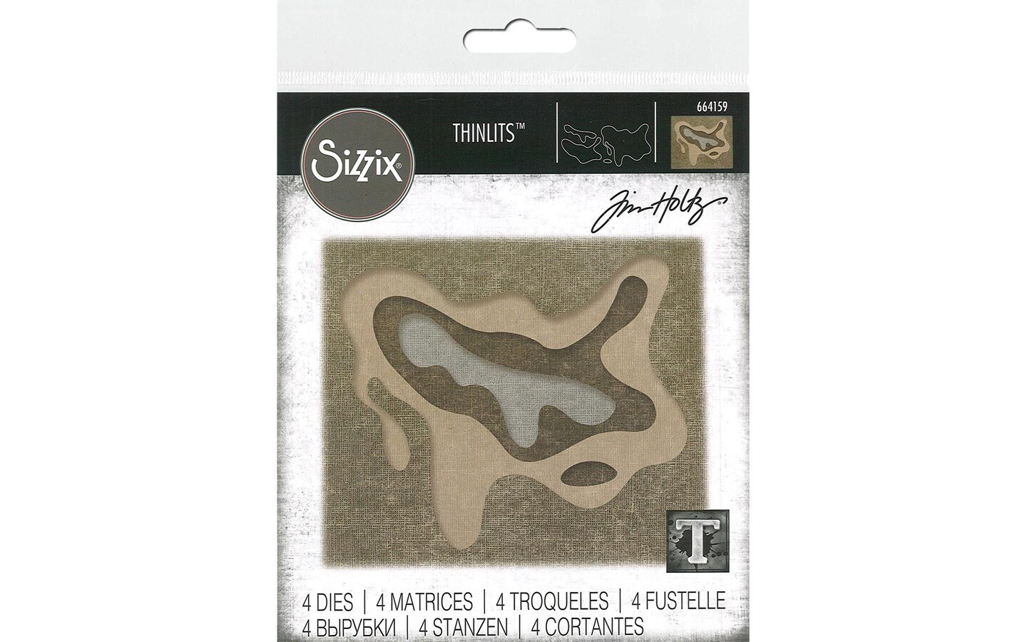 Sizzix Tholtz Thinlits Die Splat | Michaels