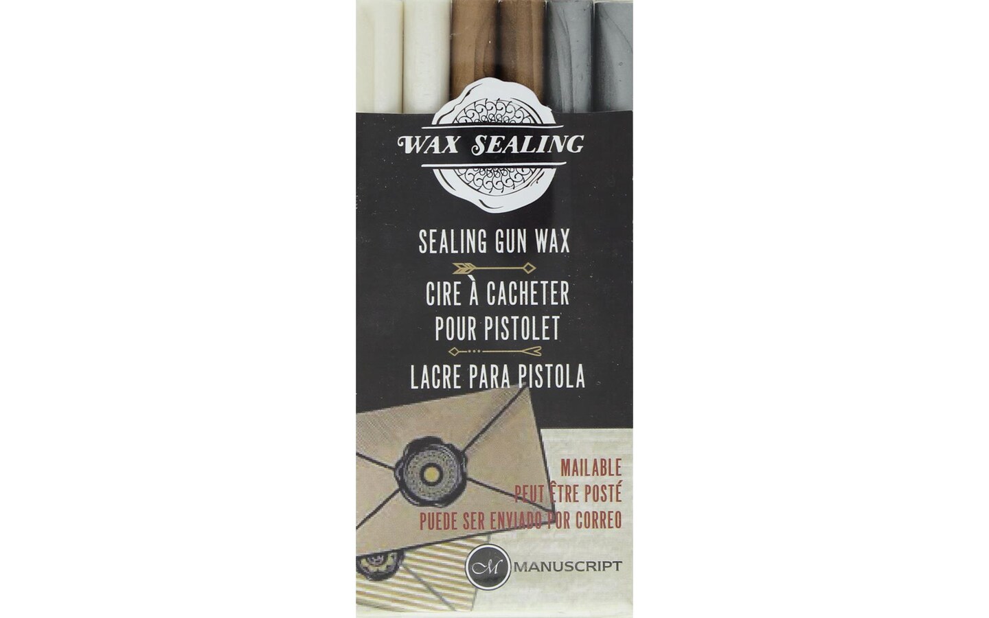 Manuscript Wax Sealing Gun Wax 6Pc Pearl,Gold,Silv | Michaels