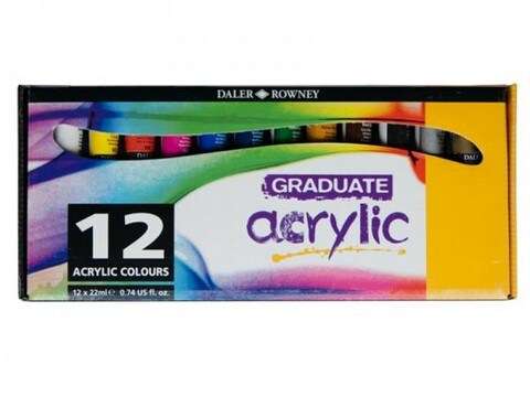 GRADUATE ACRYLIC 12 COLOR 22ML SET | Michaels