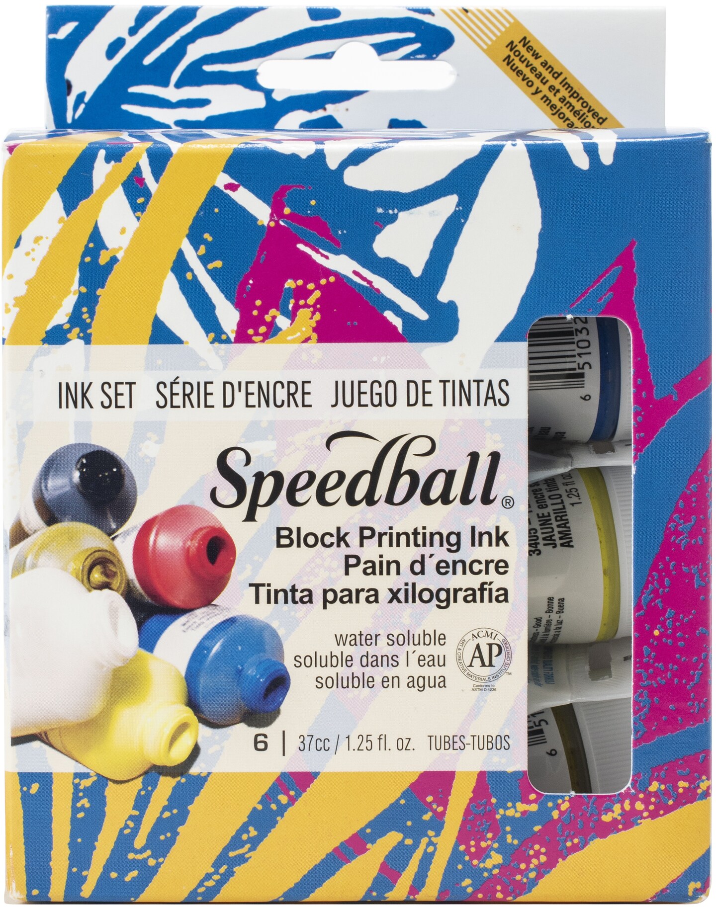 Speedball Block Ink Set 6/Pkg-Starter Set | Michaels