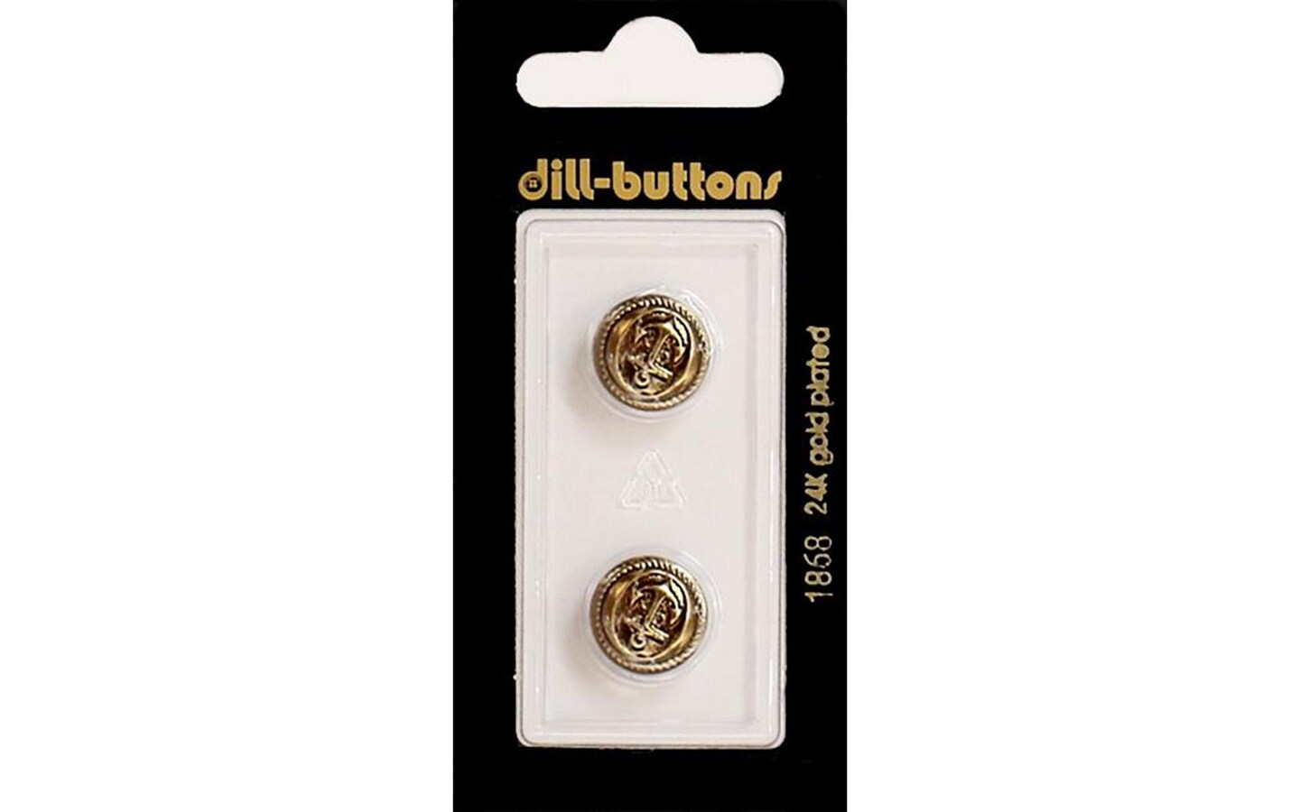 Dill Buttons 14Mm 2Pc Shank Antique Gold | Michaels