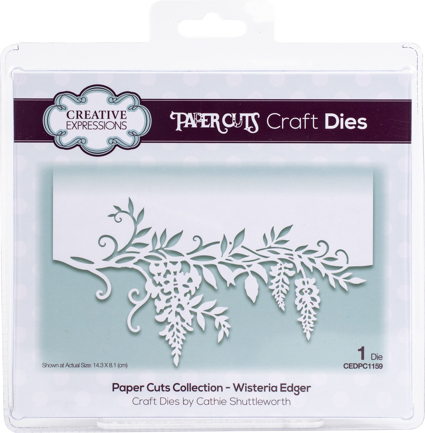 Creative Expressions Paper Cuts Edger Craft Dies-Wisteria | Michaels