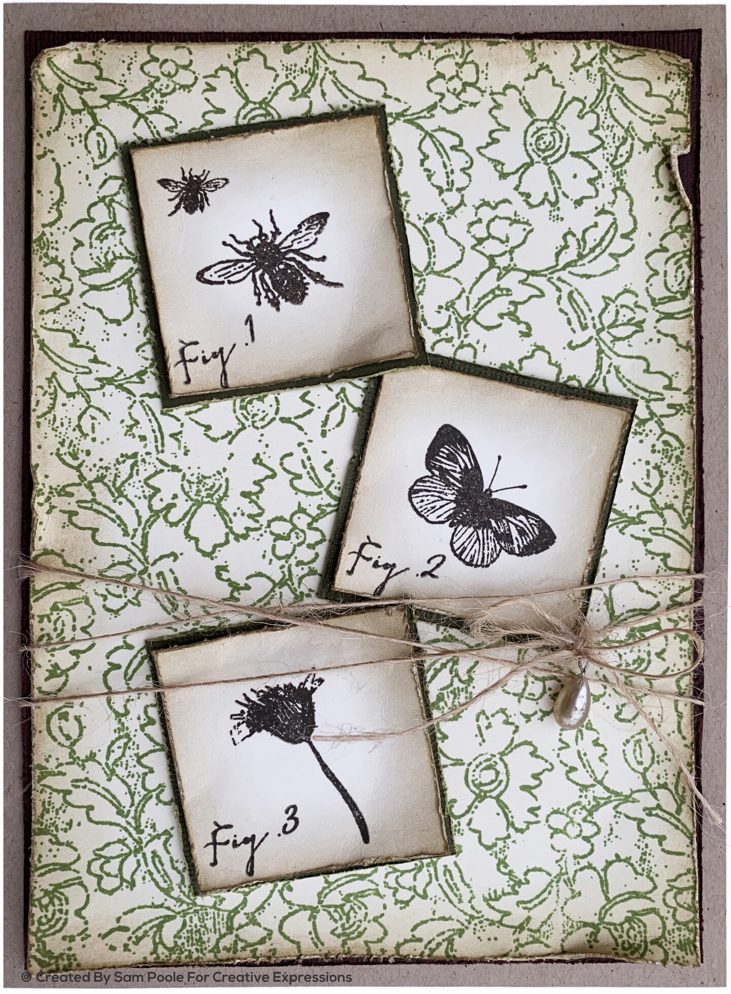 Creative Expressions A5 Clear Stamp Set By Sam Poole-Butterfly Walk ...