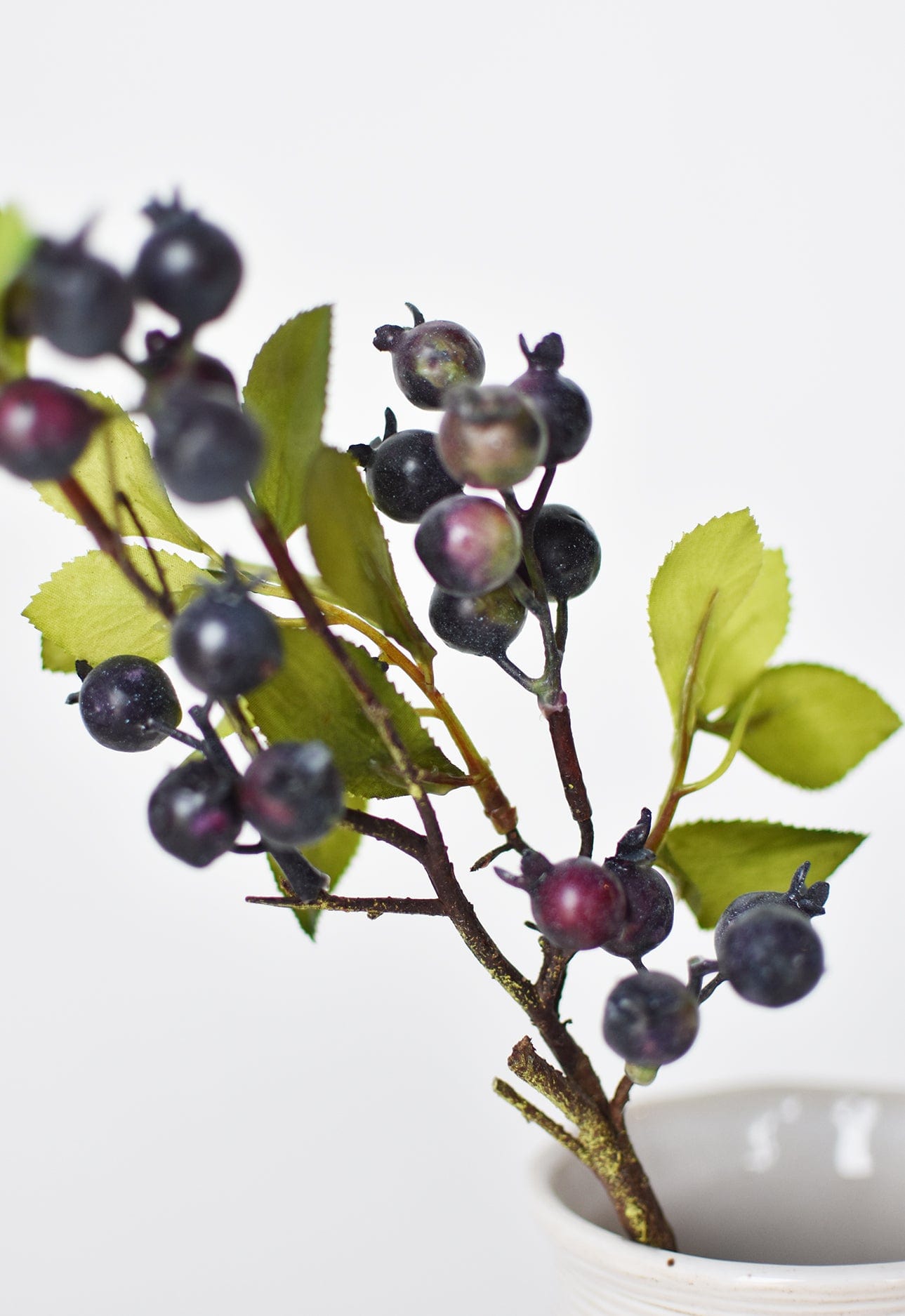 16" Faux Blue Berry Stem | Michaels