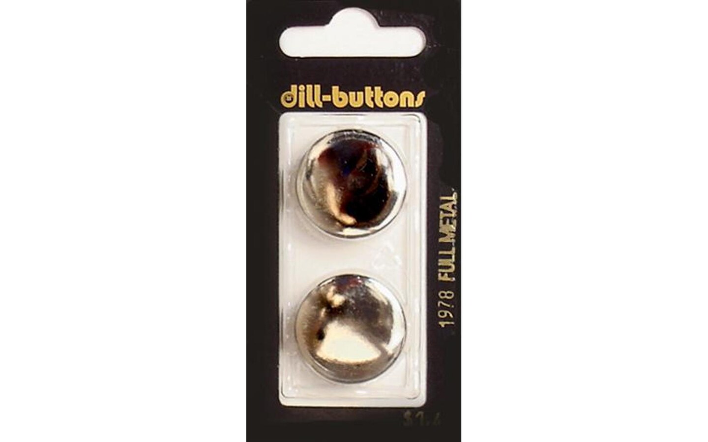 Dill Buttons 23Mm 2Pc Shank Metal Silver | Michaels
