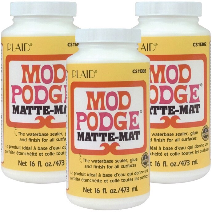 Multipack of 3 - Mod Podge Matte Finish-16oz | Michaels