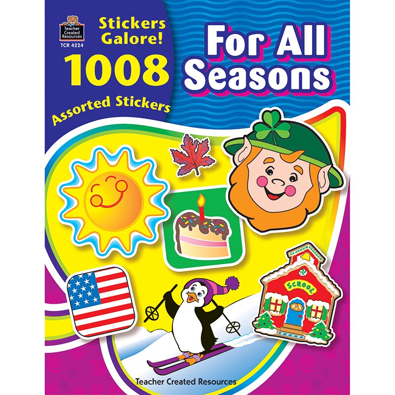 For All Seasons Sticker Book, Pack of 1008 | Michaels