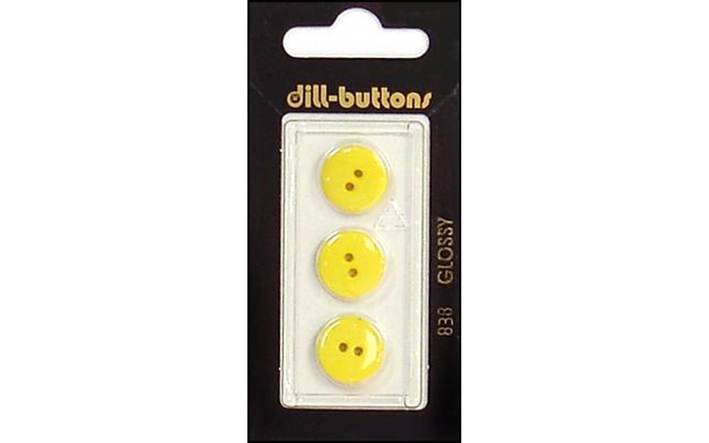 Dill Buttons 14Mm 3Pc 2 Hole Yellow | Michaels