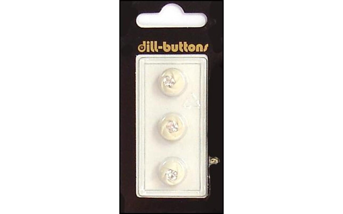 Dill Buttons 10Mm 3Pc Shank Rhinestone White | Michaels