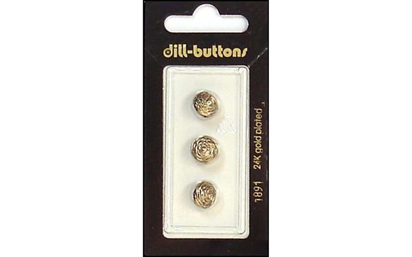 Dill Buttons 10Mm 3Pc Shank Antique Gold | Michaels
