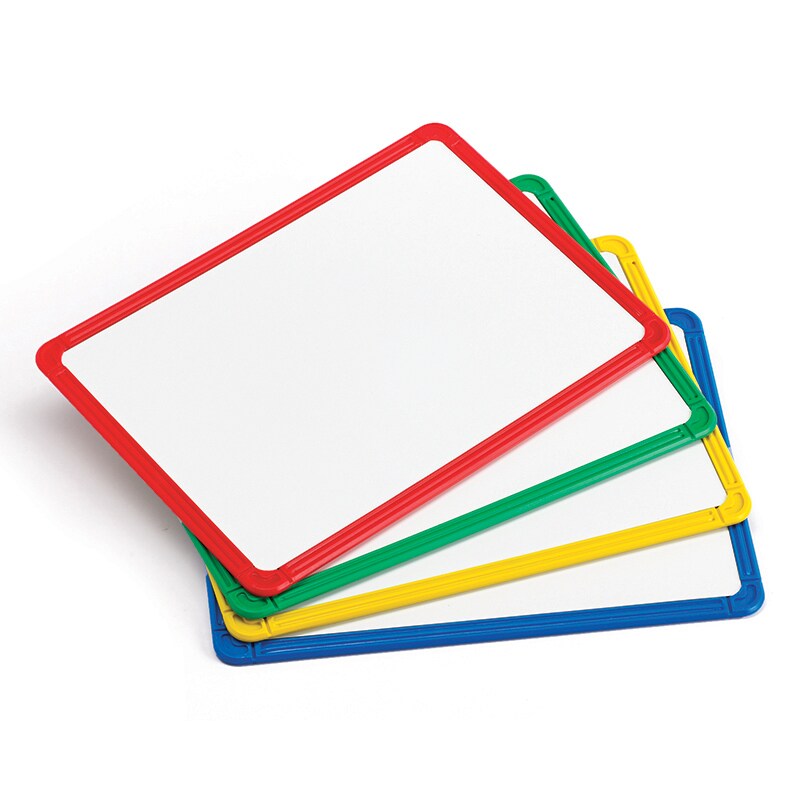 Plastic Framed Metal Whiteboards - Four Colors - Set of 4 | Michaels