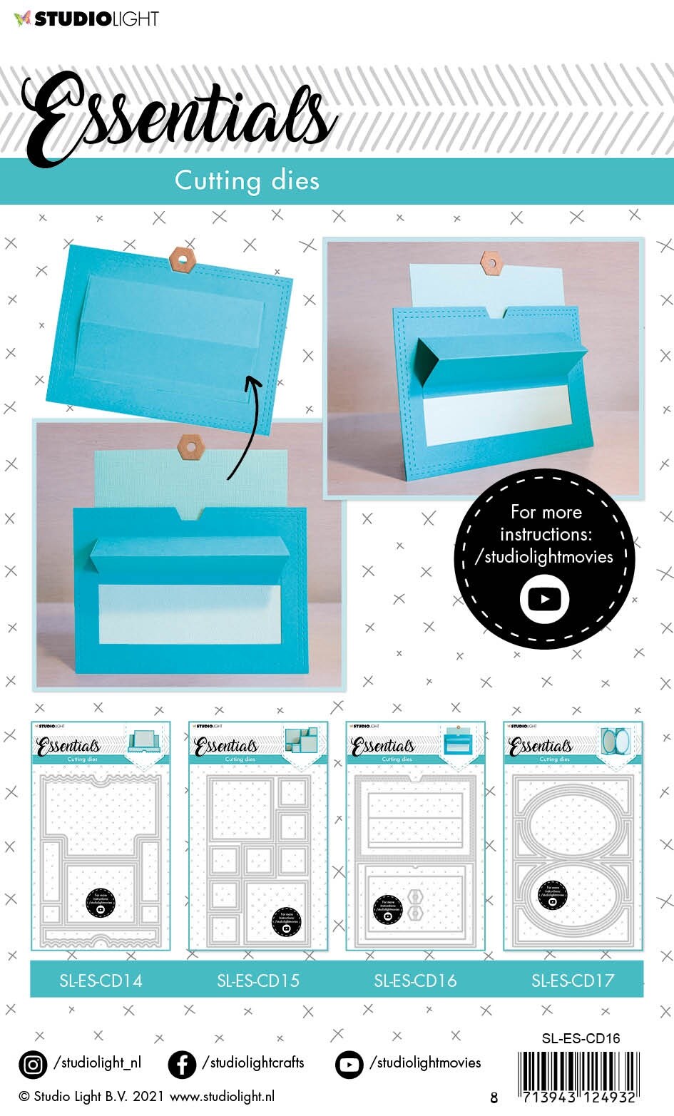 Studio Light Essentials Cutting Die-Nr. 16, Cardshape, Count: 1, Model ...