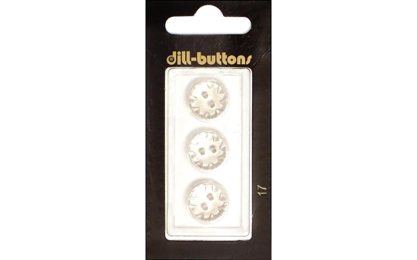 Dill Buttons 14Mm 3Pc 2 Hole Transp | Michaels