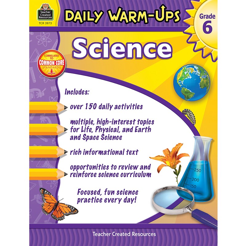 Daily Warm-Ups Science, Grade 6 | Michaels