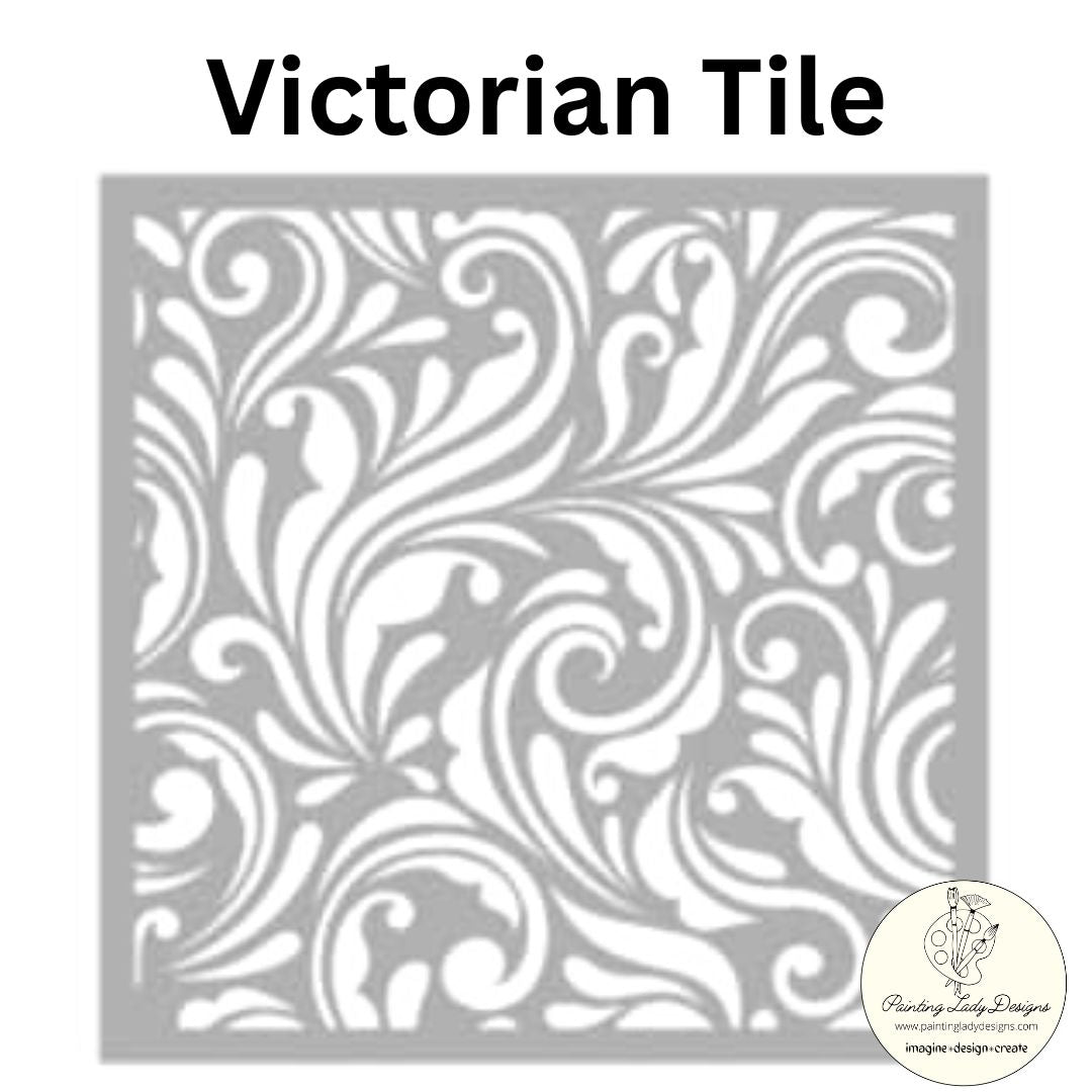 Victorian Tile Stencil Victorian Designs | Michaels
