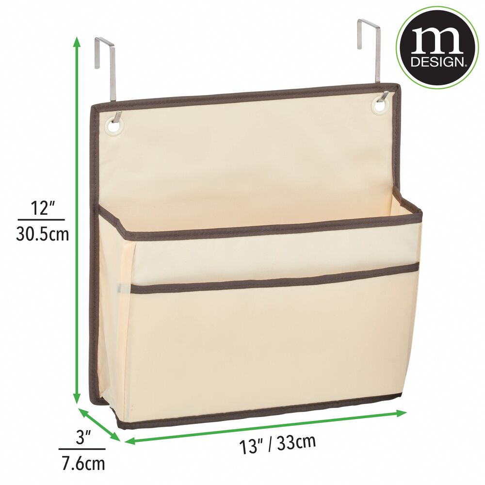 mDesign Hanging Office Cubicle Storage Organizer, 2 Pocket | Office ...