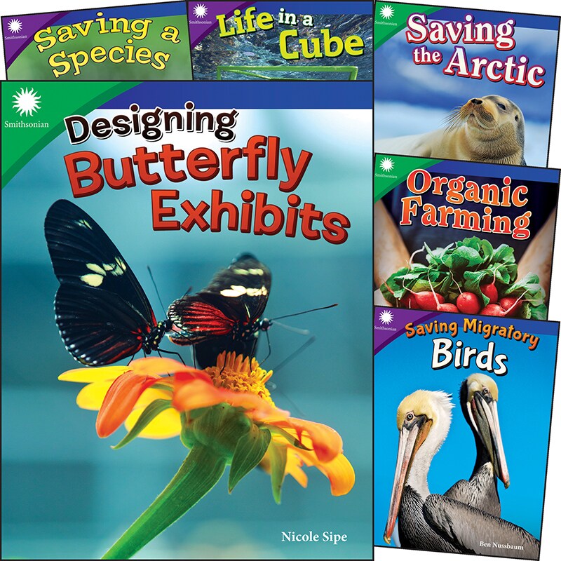 Smithsonian Informational Text: Animals & Ecosystems 6-Book Set, Grades ...