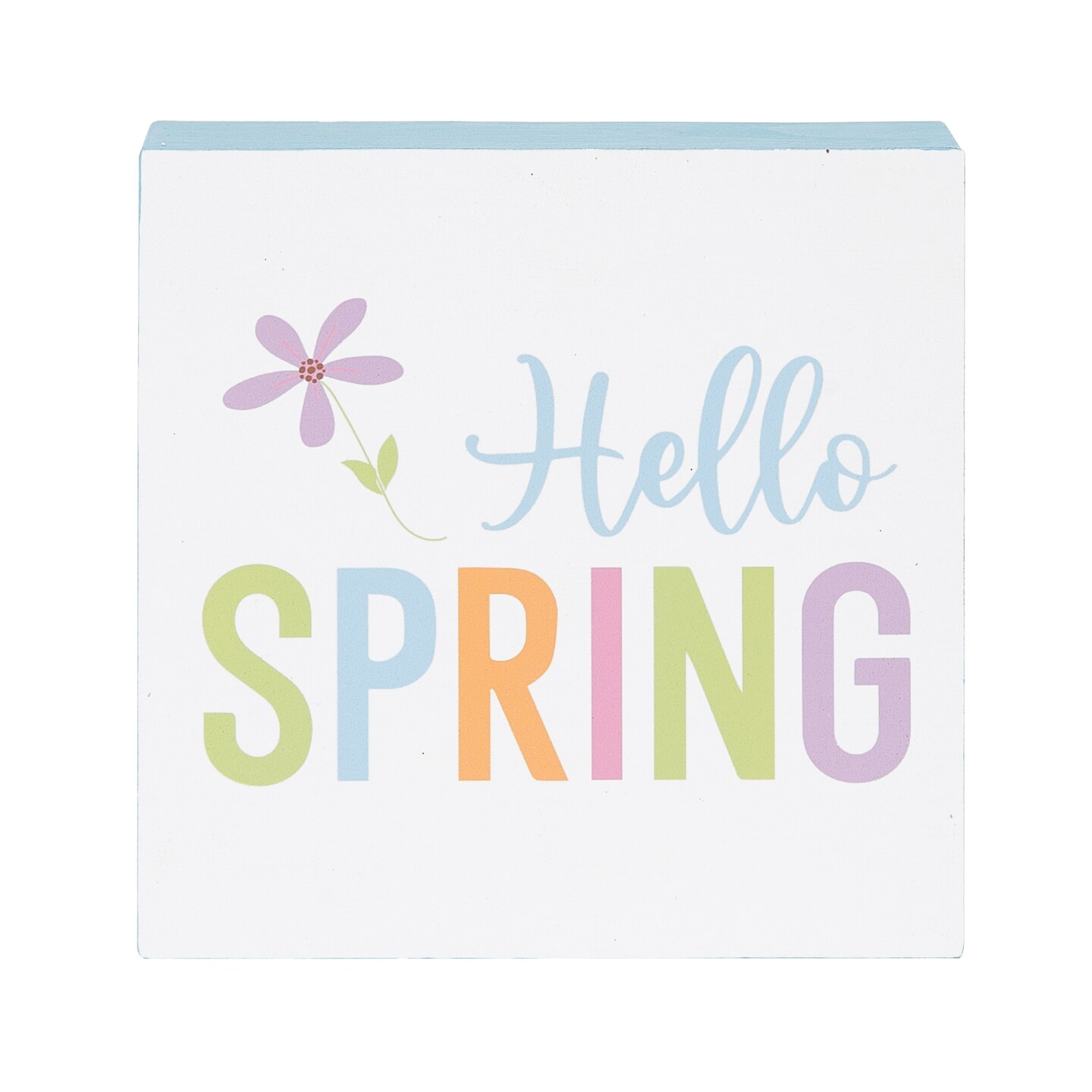 Hello Spring Shelf Block | Michaels