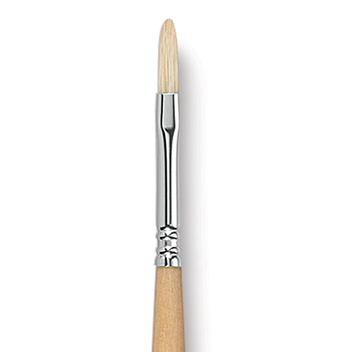 Escoda Clasico Chungking White Bristle Brush - Filbert, Long Handle ...