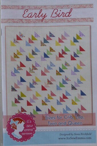 Pattern~Early Bird,Quilt Pattern by Sew Emma~ 4 Sizes, Color ...