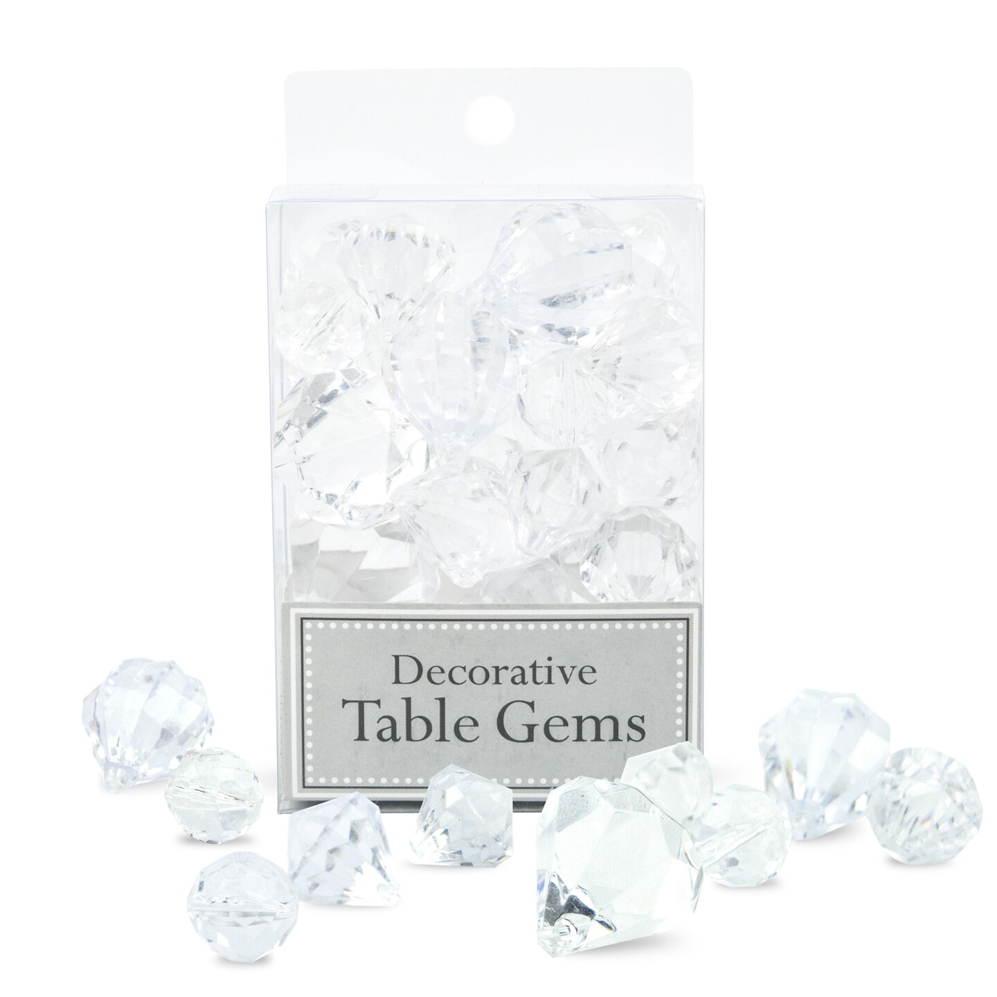 DII Home Decor Gems Clear | Michaels