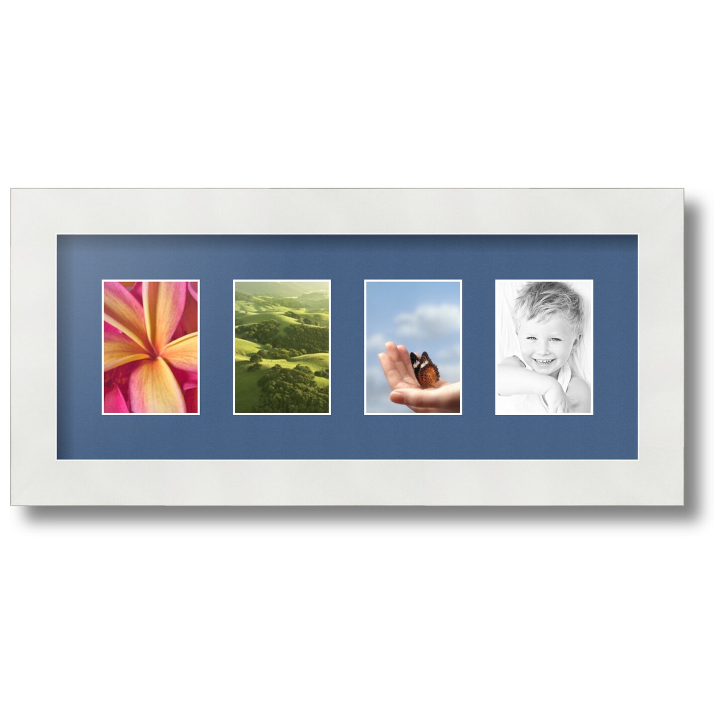 ArtToFrames Collage Photo Picture Frame with 4 - 2.5x3.5 inch Openings ...