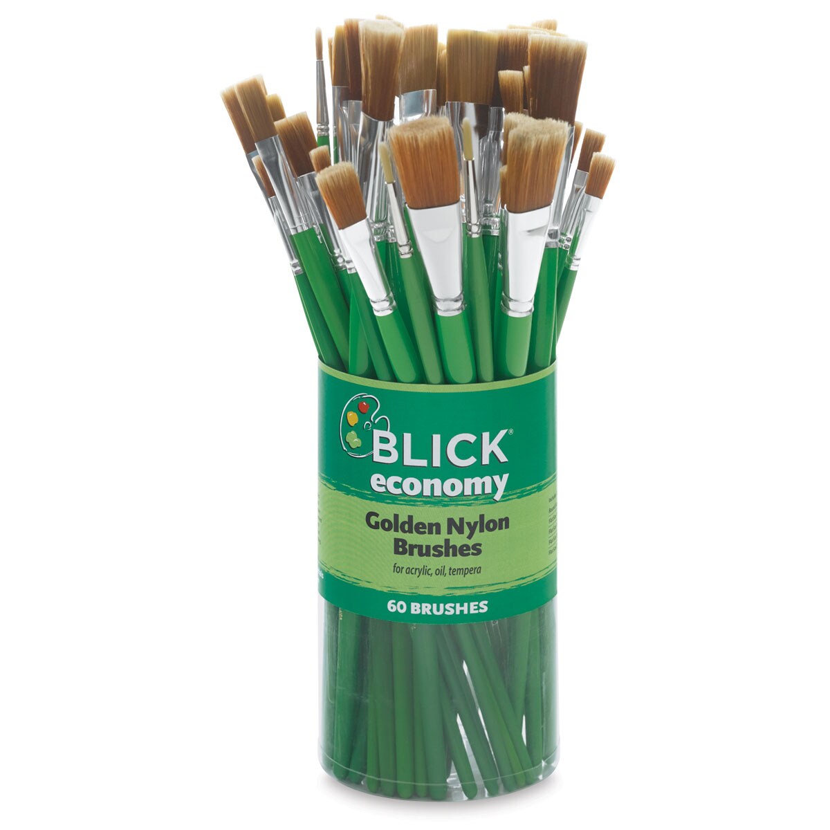 Blick Economy Golden Nylon Brush Set - Set of 60 | Michaels