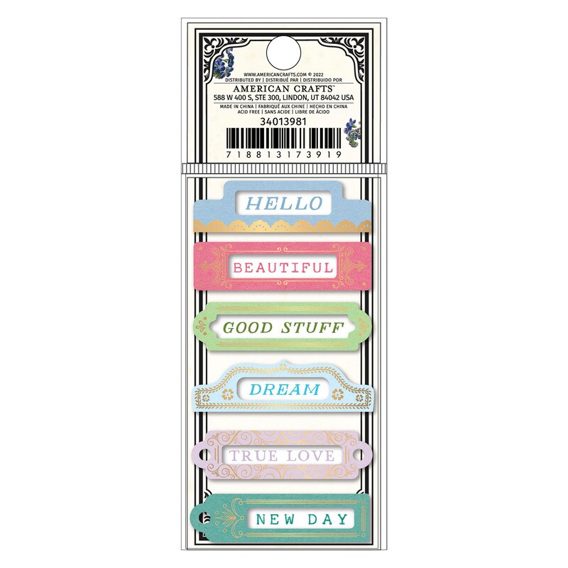 Brighton Layered Stickers - Bo Bunny | Michaels