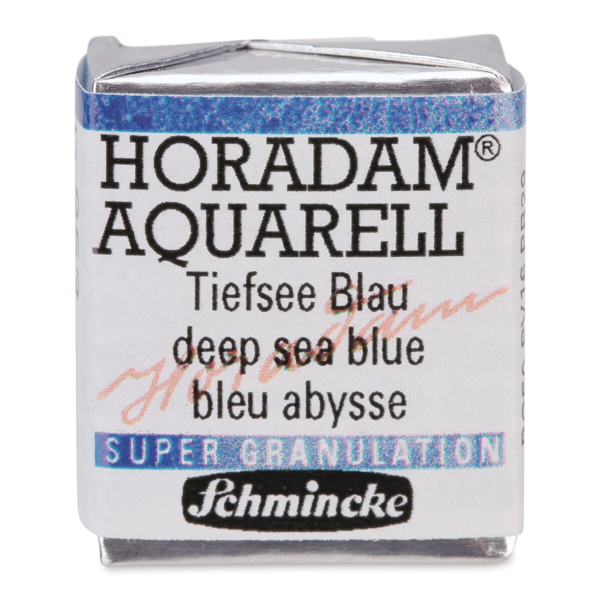 Schmincke Horadam Aquarell Watercolor - Deep Sea Blue, Supergranulation, Half Pan | Michaels