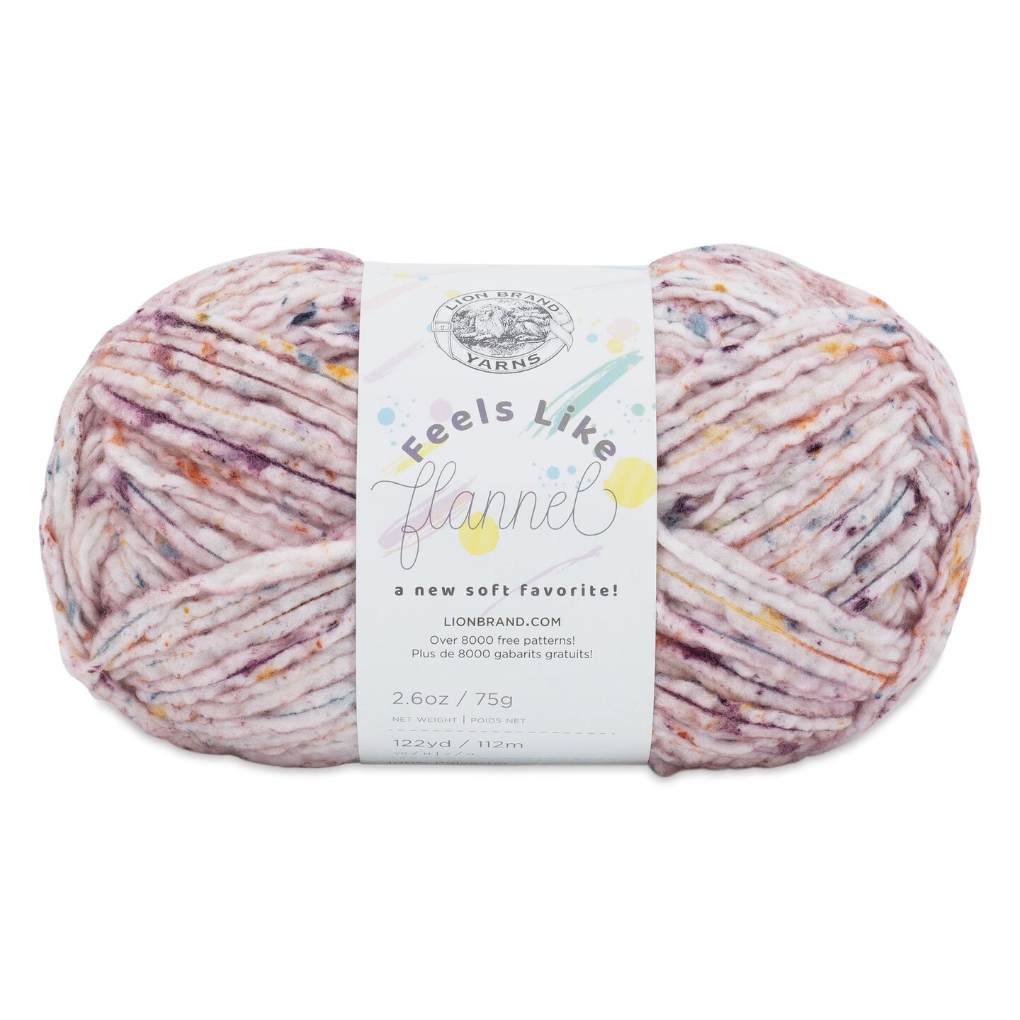 Lion Brand Feels Like Flannel Yarn - Magical, 122 yards | Michaels